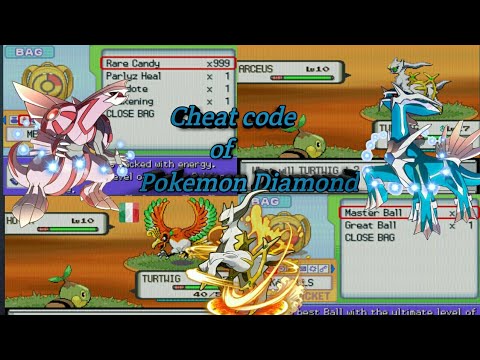 Pokemon Diamond Legendary Pokemon Codes