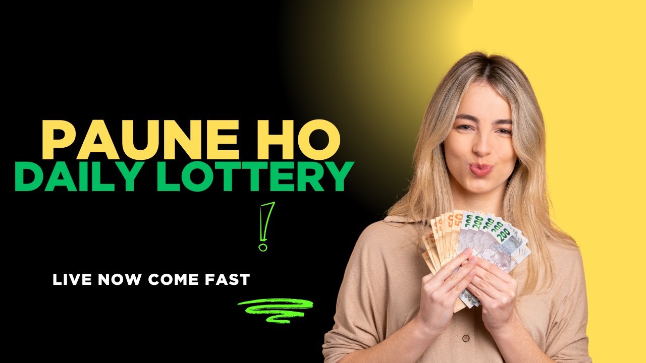 PAUNE HO DAILY LOTTERY RESULT - YouTube
