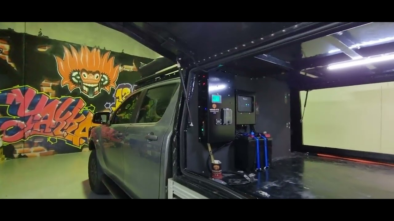 Renogy in canopy Lithium dual battery system install - YouTube