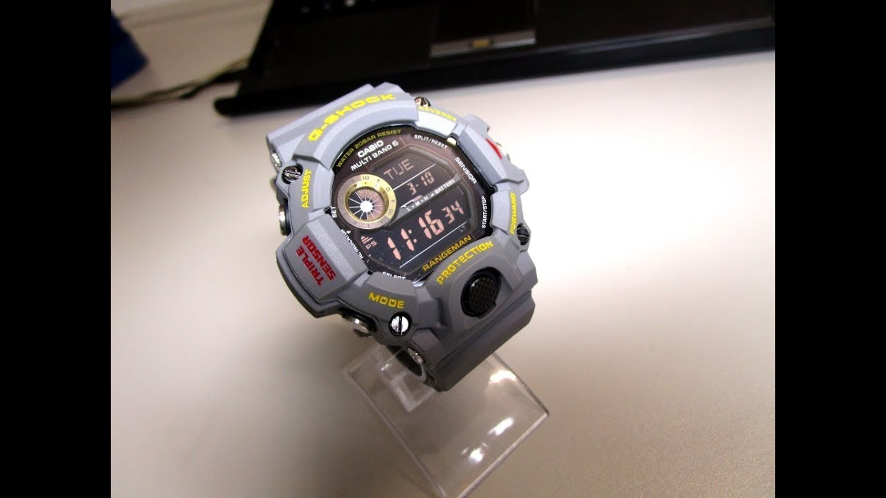 G Shock GW-9400 Custom grey No 1 unboxing by TheDoktor210884 - YouTube