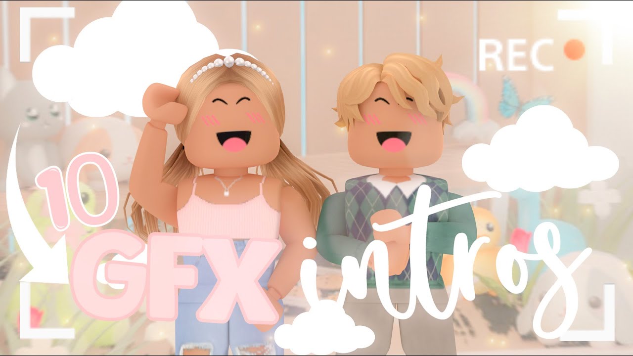 10 Free Roblox Gfx ANIMATED INTROS! *boys & girls* || axrielvaa - YouTube