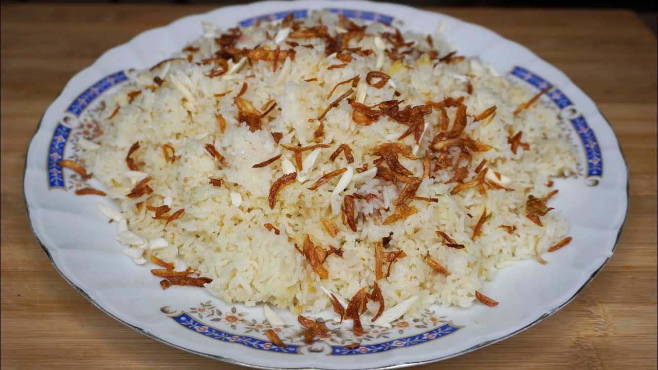 তুলতুলে নরম ঝরঝরে সাদা পোলাও রেসিপি | Plain Polaw Recipe | Polaw Recipe ...