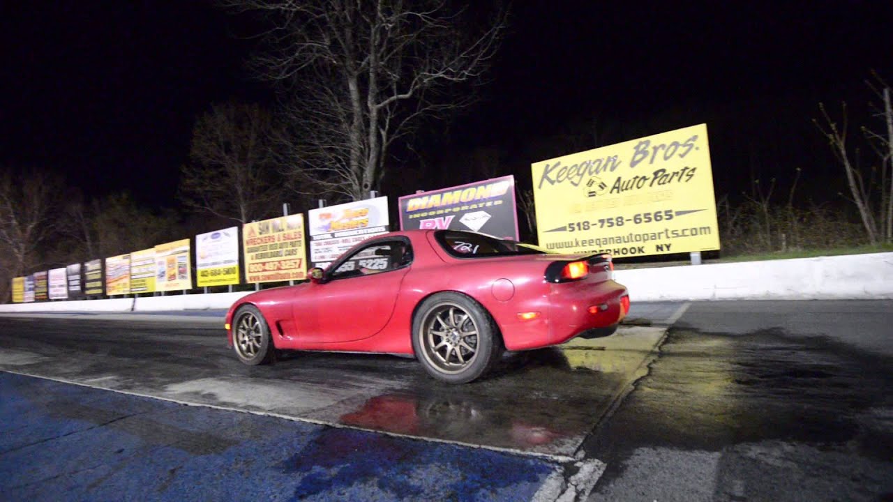 2jz rx7 at the track - YouTube