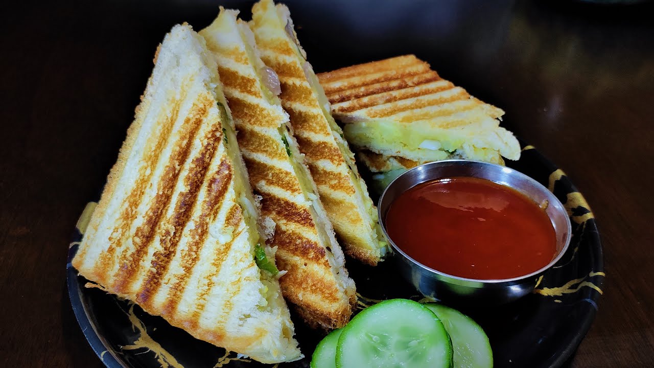 Egg Potato Sandwich || Easy Healthy Breakfast Recipe || Easy & Quick ...