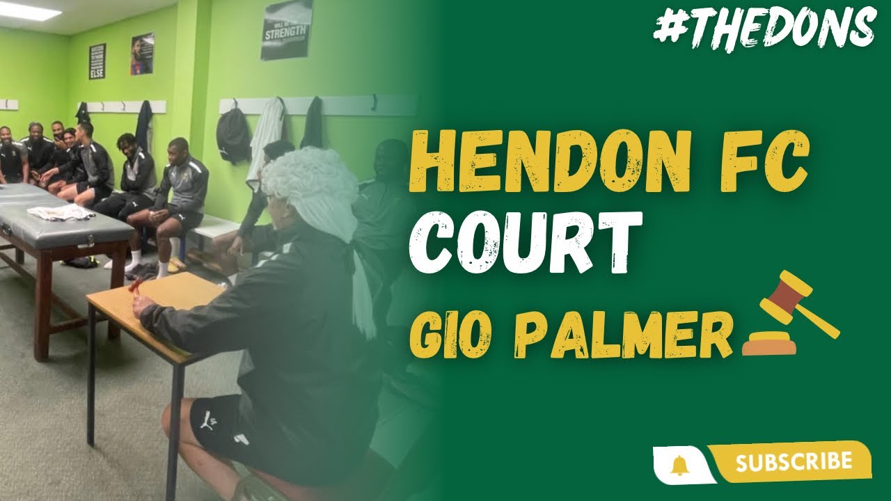 Hendon FC Court 👨‍⚖️ Gio Palmer - YouTube