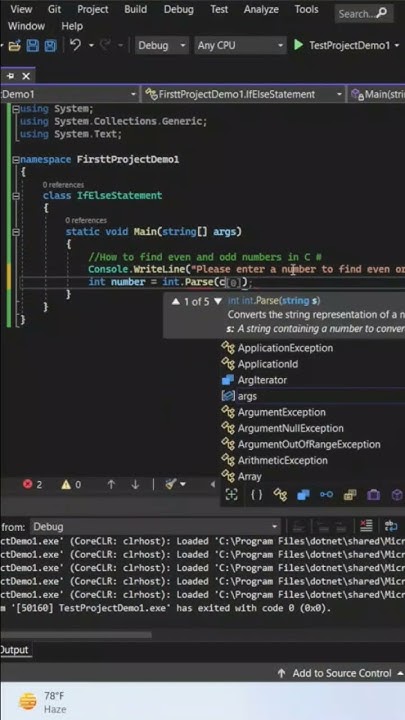 8 Sample Code How To Find Even And Odd Numbers In C C Shorts Evenodd Coding Youtube