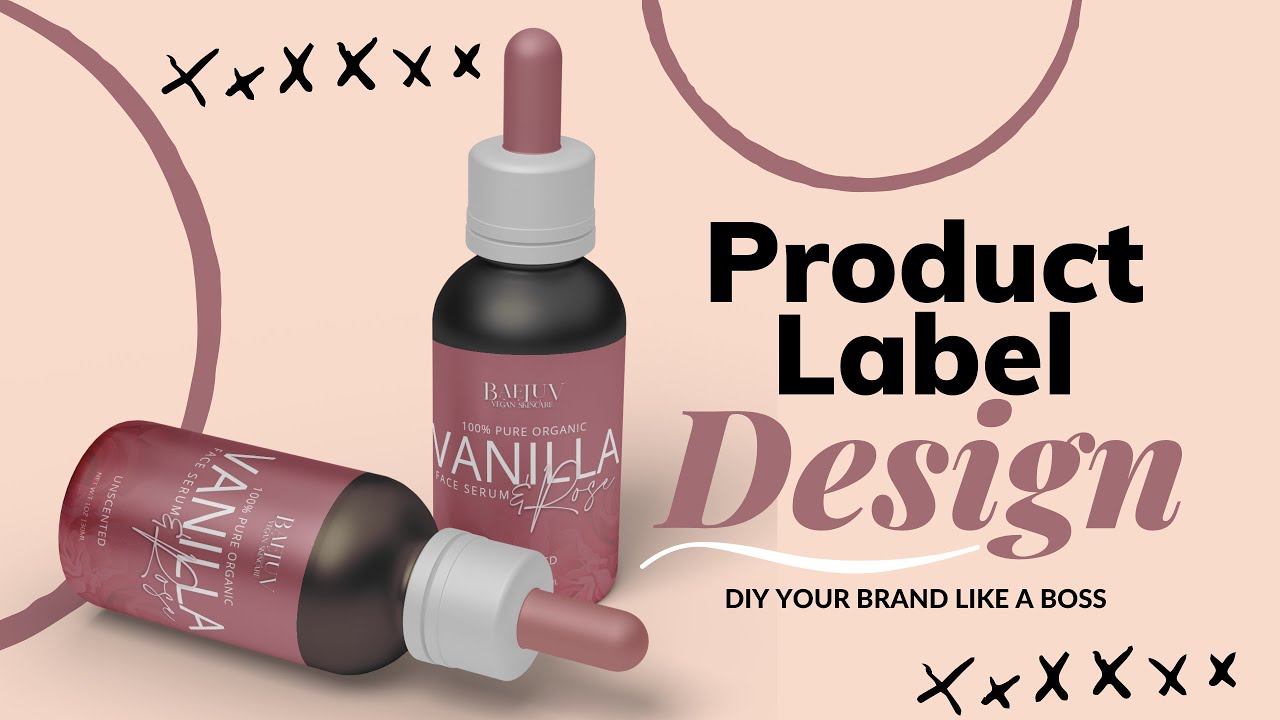 HOW TO MAKE LABELS FOR PRODUCTS | IN PHOTOSHOP - YouTube