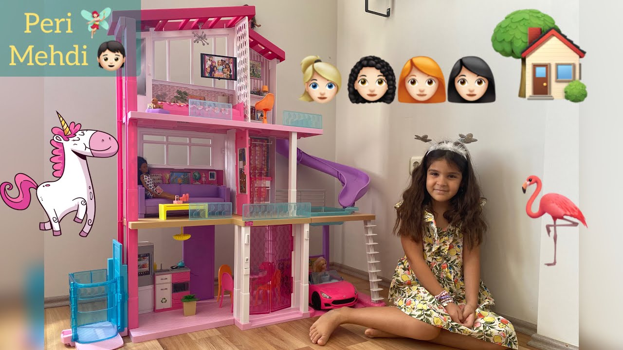 Barbie’nin Rüya Evini Açtık | Barbie Evi Kurulum Videosu | Peri Hediye ...