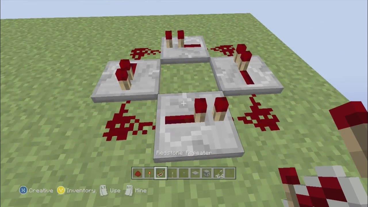 Minecraft Xbox - How to Build an Infinite Redstone Loop! - YouTube