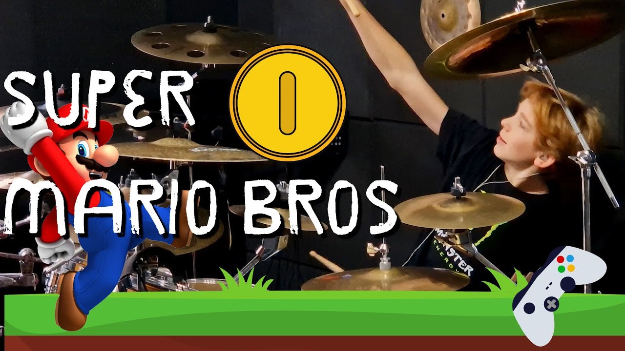 Super Mario Bros - Theme Song I Drum Cover I Szymon Urbanowicz (13y ...