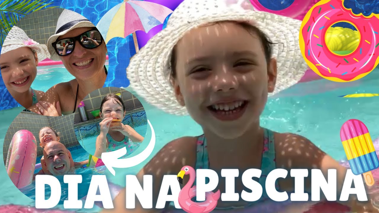 DIA DE LAZER NA PISCINA - YouTube