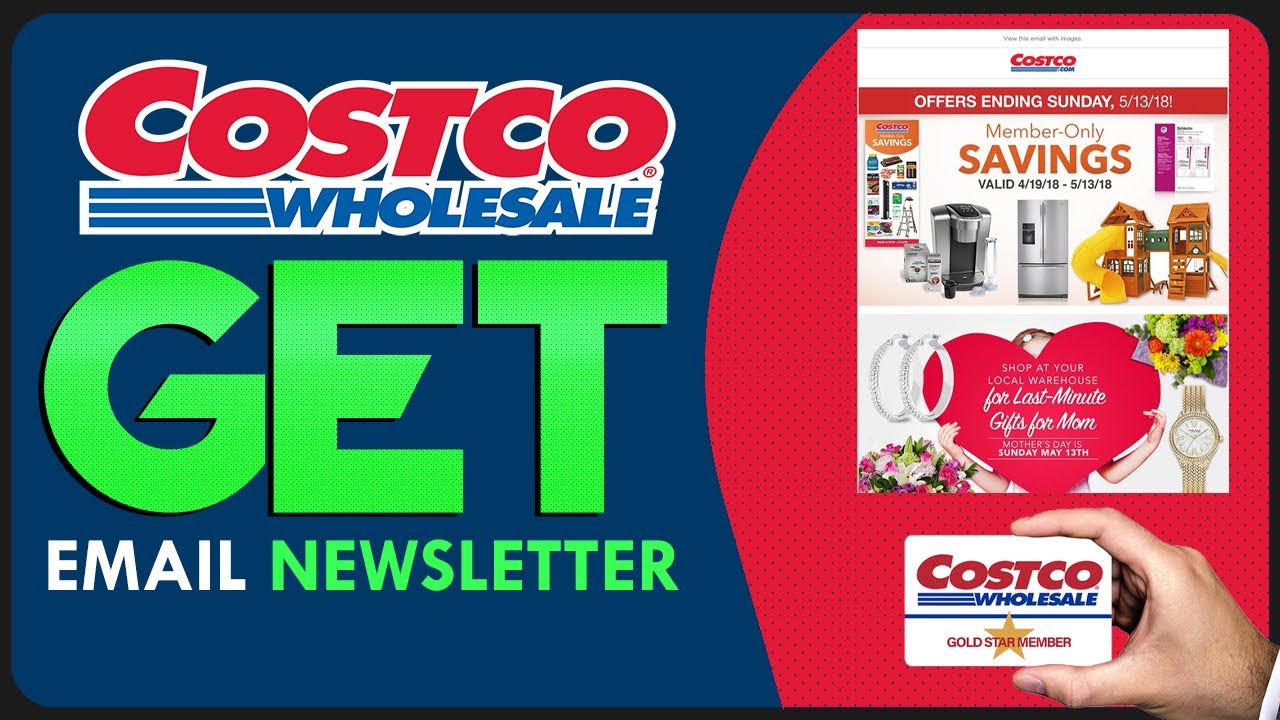 How to Sign-Up for Costco Newsletter ONLINE - YouTube