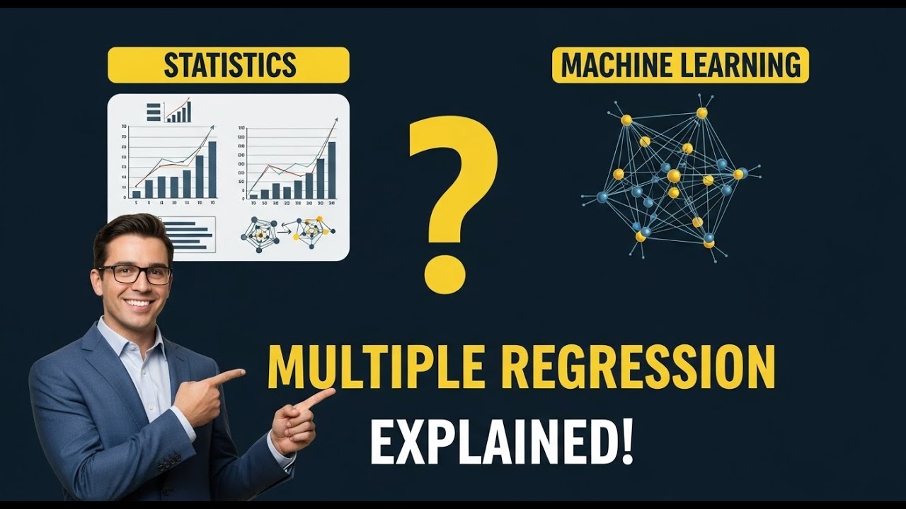 Multiple Regression Explained – Machine Learning vs. Statistics Jargon - YouTube