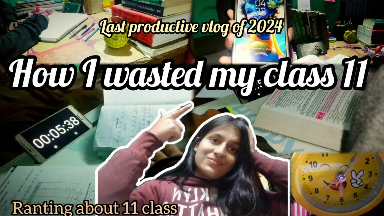 Wasted My class 11 as *JEE ASPIRANT * || morning productive vlog ...