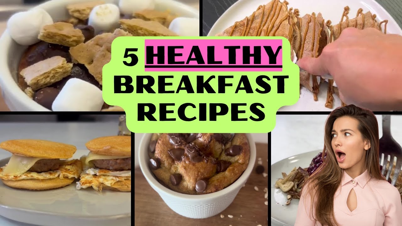 5 Healthy Breakfast Recipes! - YouTube