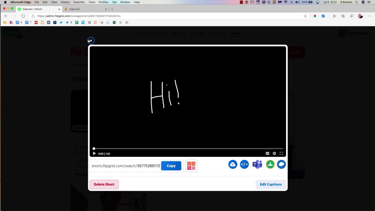 Creating a Screencast in Flipgrid with Interactivity in Edpuzzle - YouTube