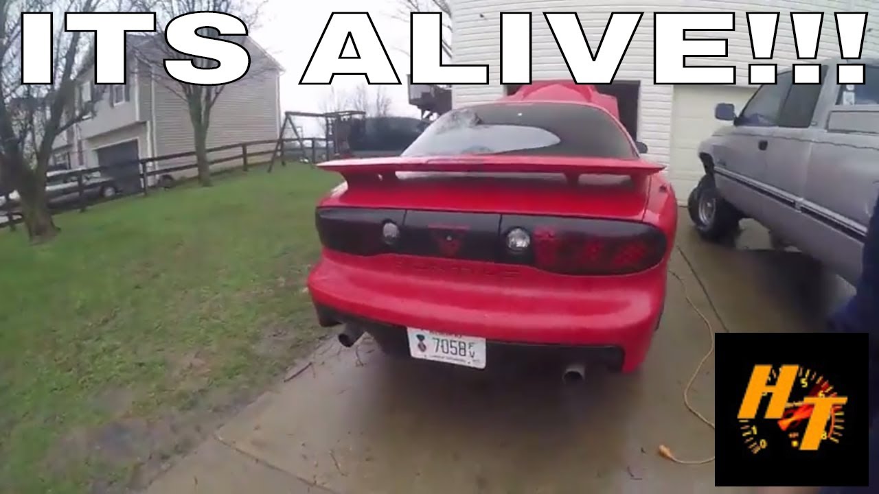 LT1 411 LS1 pcm swap part 7 First Fire! - YouTube