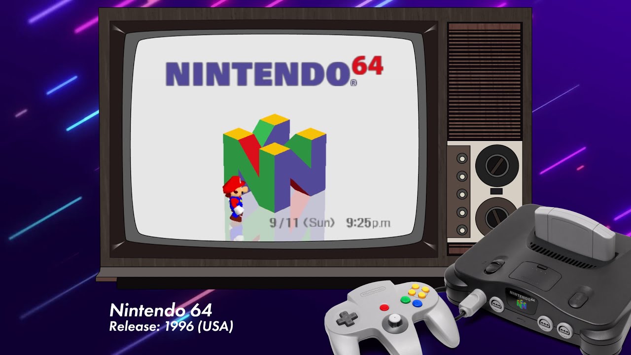 Startup Logo Screen - Main home consoles of Nintendo [NES, SNES, N64 ...