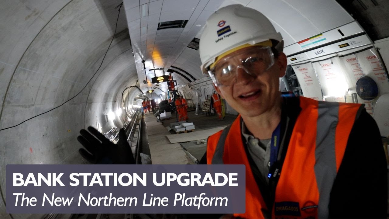 Constructing the New Northern Line Bank Platform - YouTube