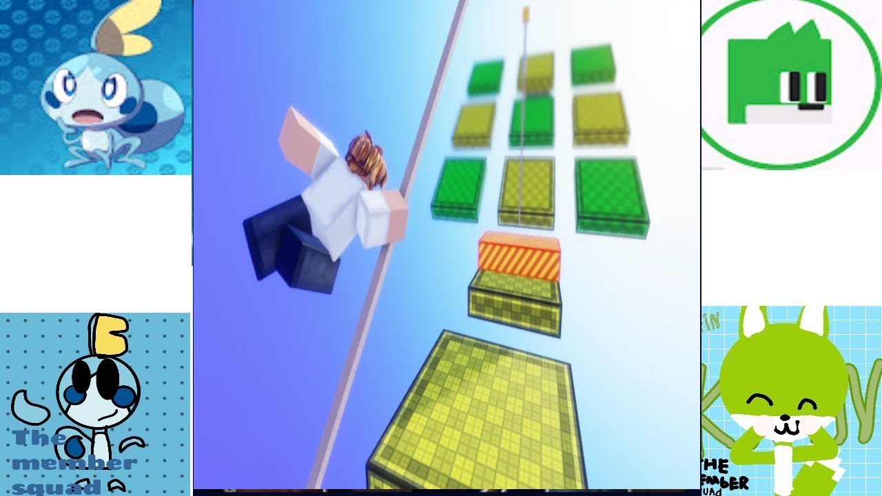 Playing Roblox Rope Swing Obby - YouTube