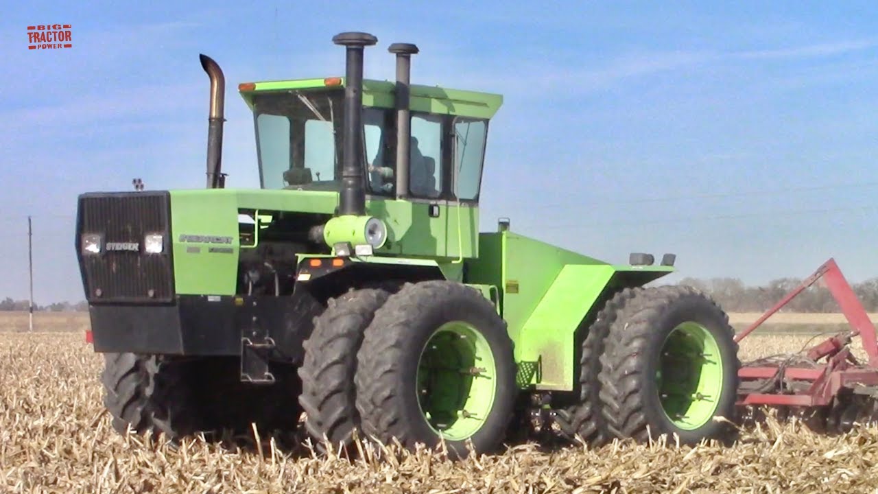 STEIGER Bearcat IV Tractor Working on Fall Tillage - YouTube