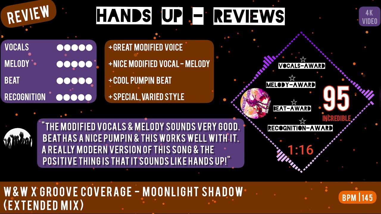 REVIEW 305 | W&W x Groove Coverage - Moonlight Shadow (Extended Mix ...