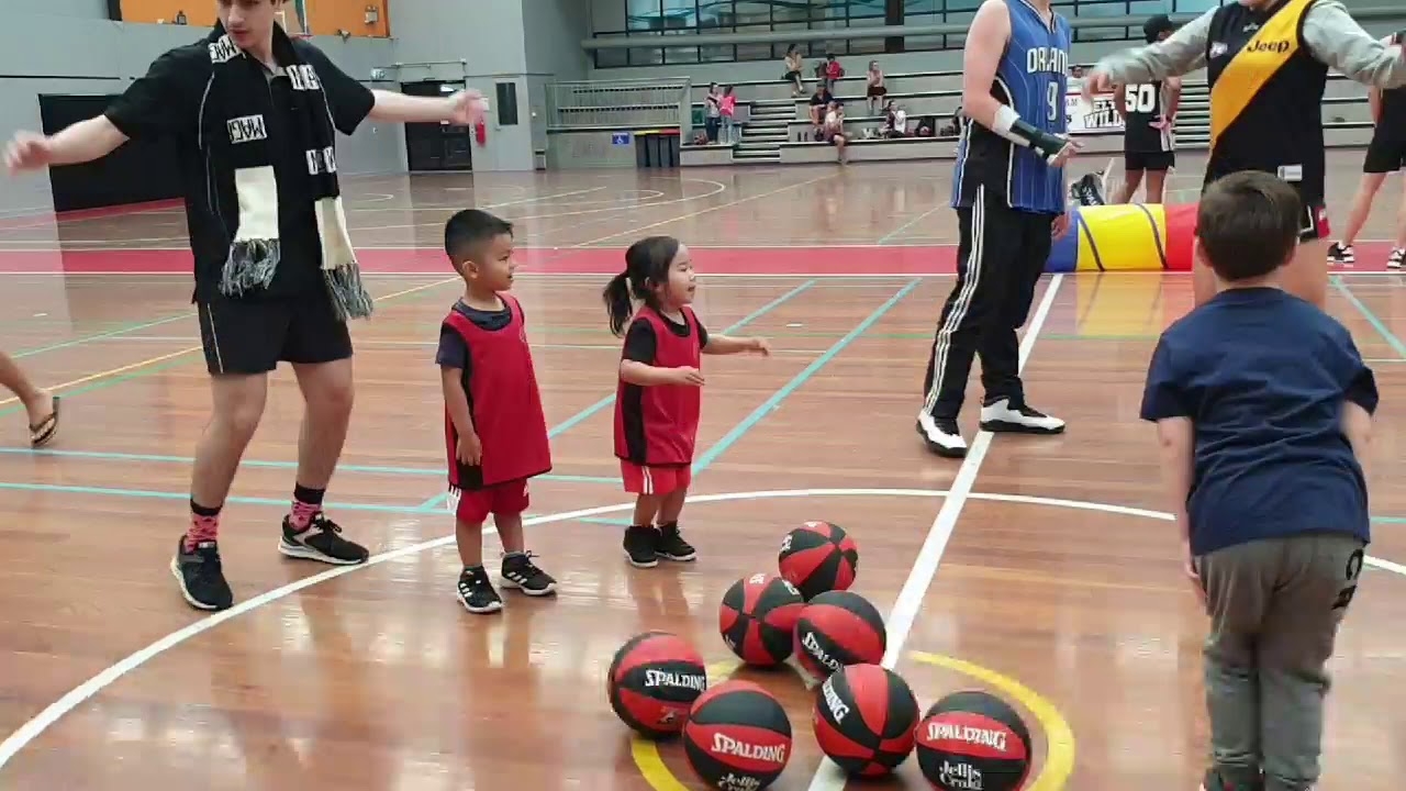 Day 2 ... basketball clinic - YouTube