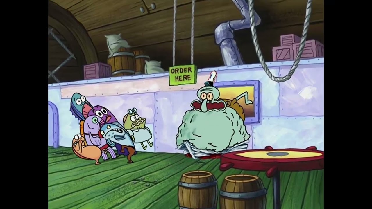 Fat Squidward Unleashing Loud Burp for 10 Hours - YouTube