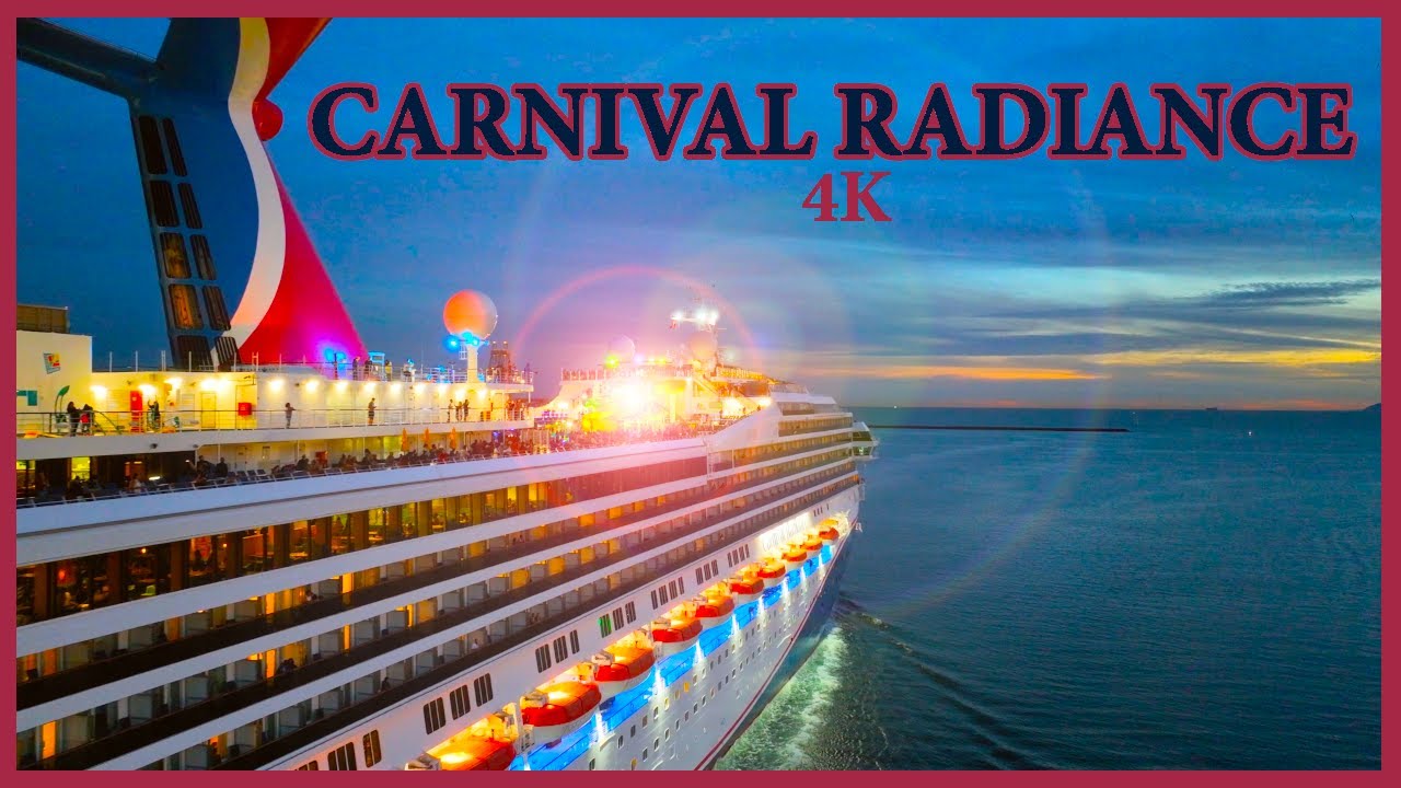 Carnival Radiance Departs Long Beach - 4K - YouTube