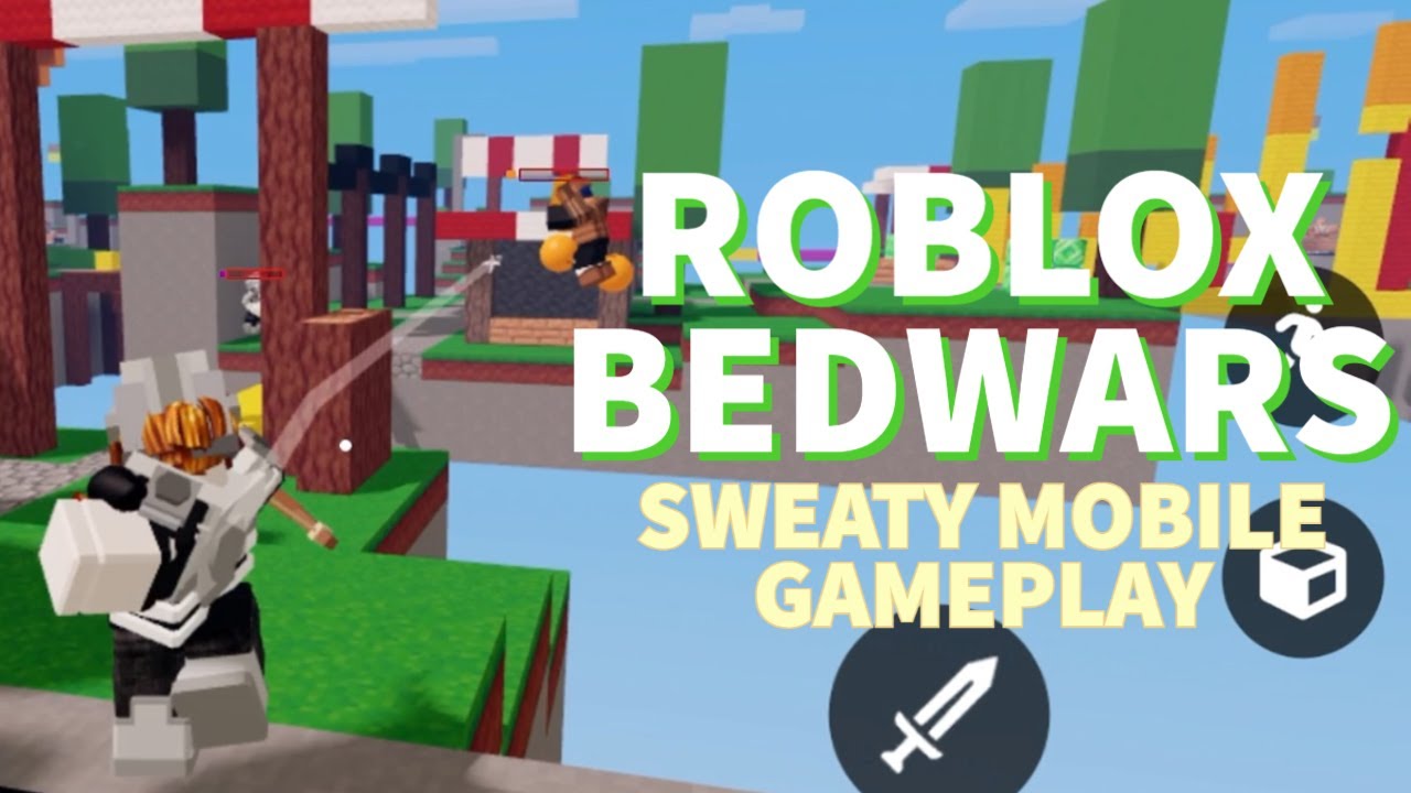 Sweaty Tryhard Mobile Gameplay | Roblox BedWars - YouTube