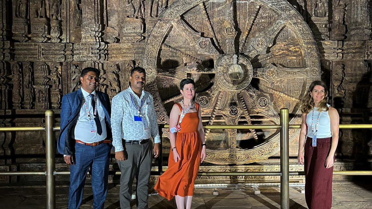 G20 Delegates explore India's rich heritage at the Konark Sun Temple ...