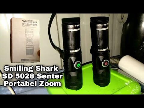 Senter Smiling Shark Mini SD 5028 Portabel terang bersi harga 200 san ...
