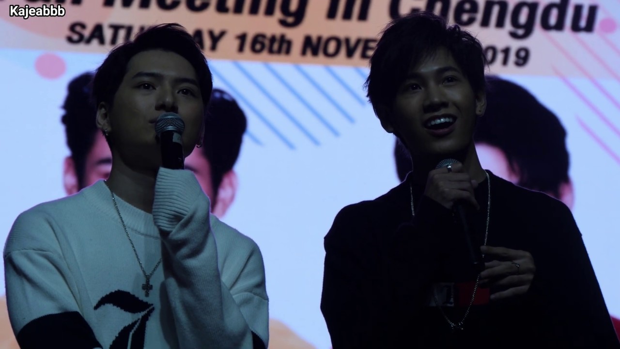 คริส-สิงโต (Krist-Singto) - Mini Talk [4k] #KristSingtoFMinChengdu ...