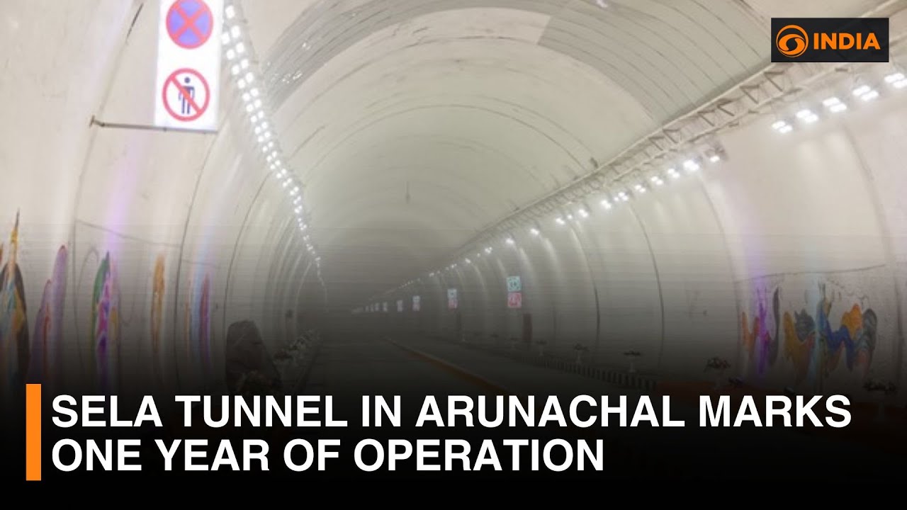 Sela Tunnel in Arunachal marks one year of operation - YouTube
