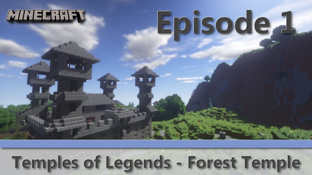 Minecraft: Temples of Legends - Forest Temple (Episode 1) - YouTube