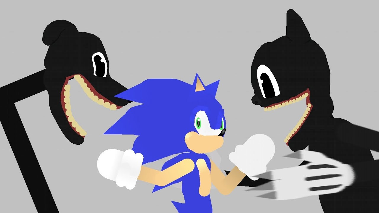 Cartoon Cat vs. Sonic | Stick Nodes - YouTube