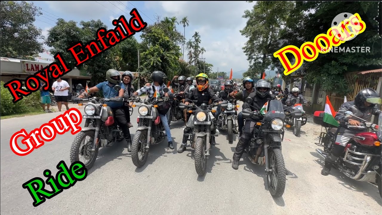 Royal Enfield group ride in dooars🏔️🏔️ - YouTube