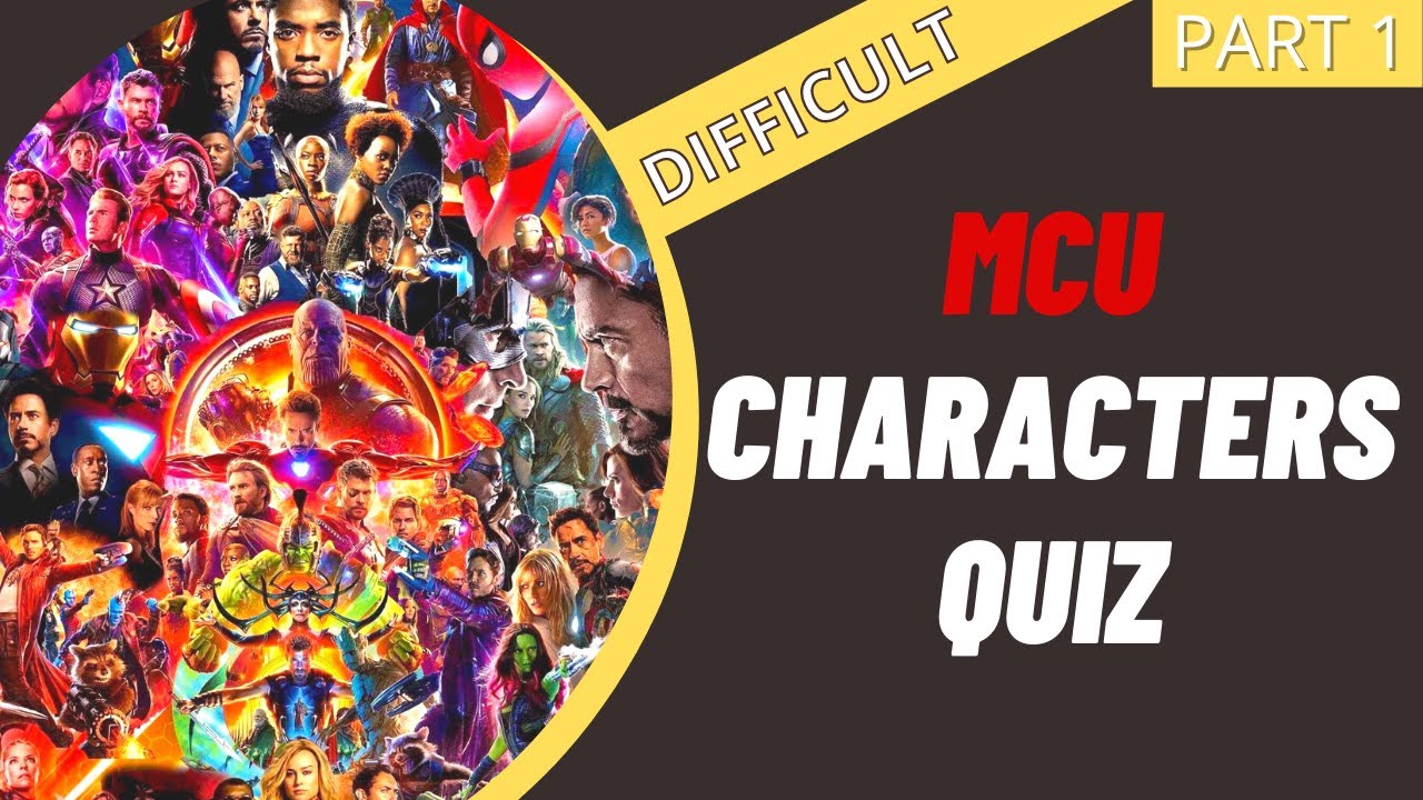 Guess the MCU characters from their outfit challenge - YouTube