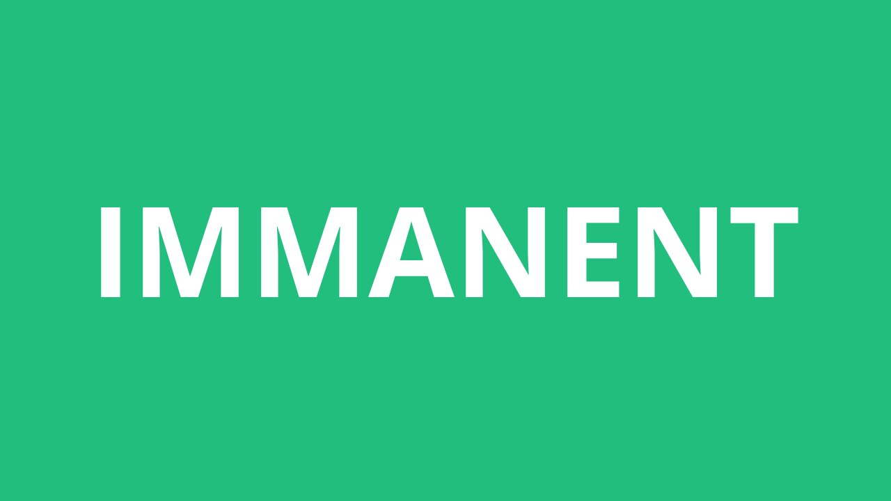 How To Pronounce Immanent - Pronunciation Academy - YouTube