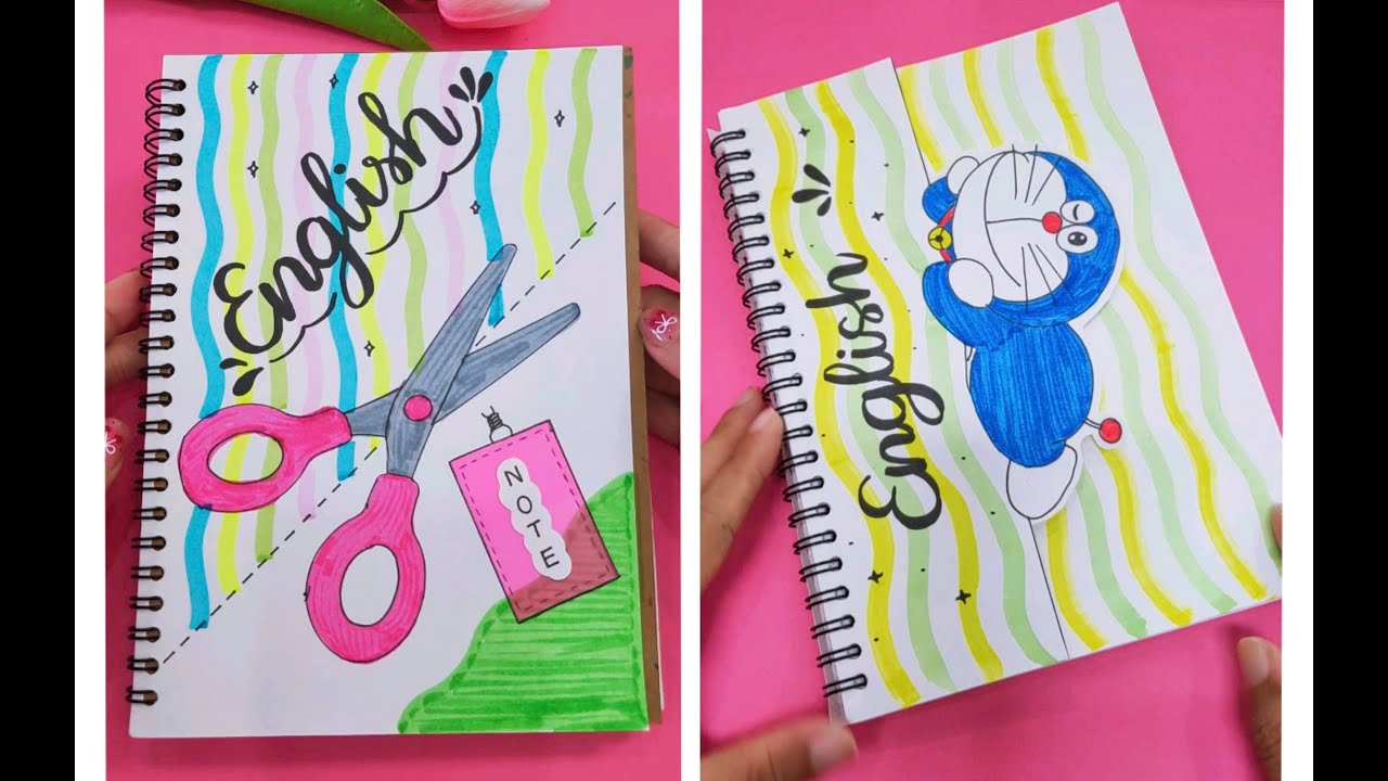 2 Creative Front Page Idea: English - Tuyet Mai Calligraphy - YouTube