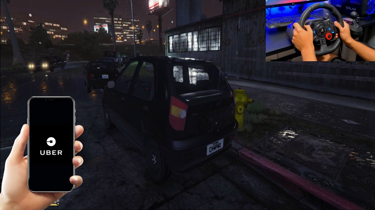 GTA 5 - MOD UBER | Comprei um Fiat Palio 2000 para iniciar na UBER ...