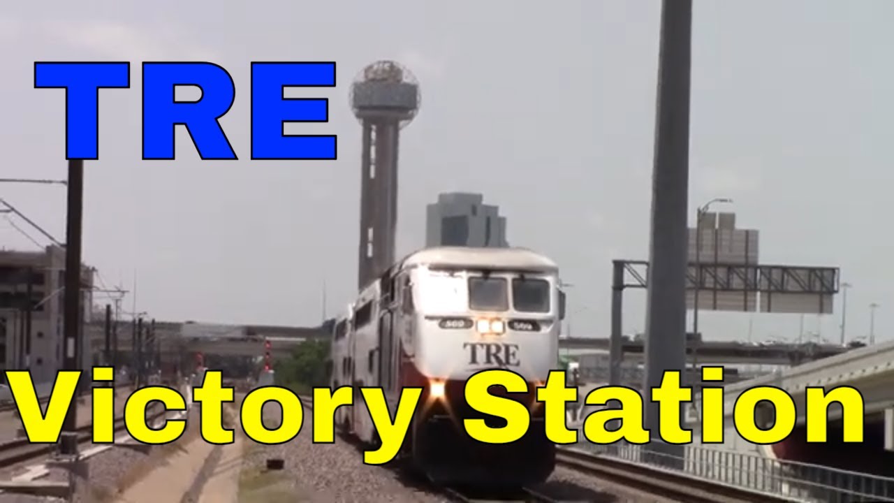 TRE Victory Station Dallas Trinity Railways Express City Rail ...