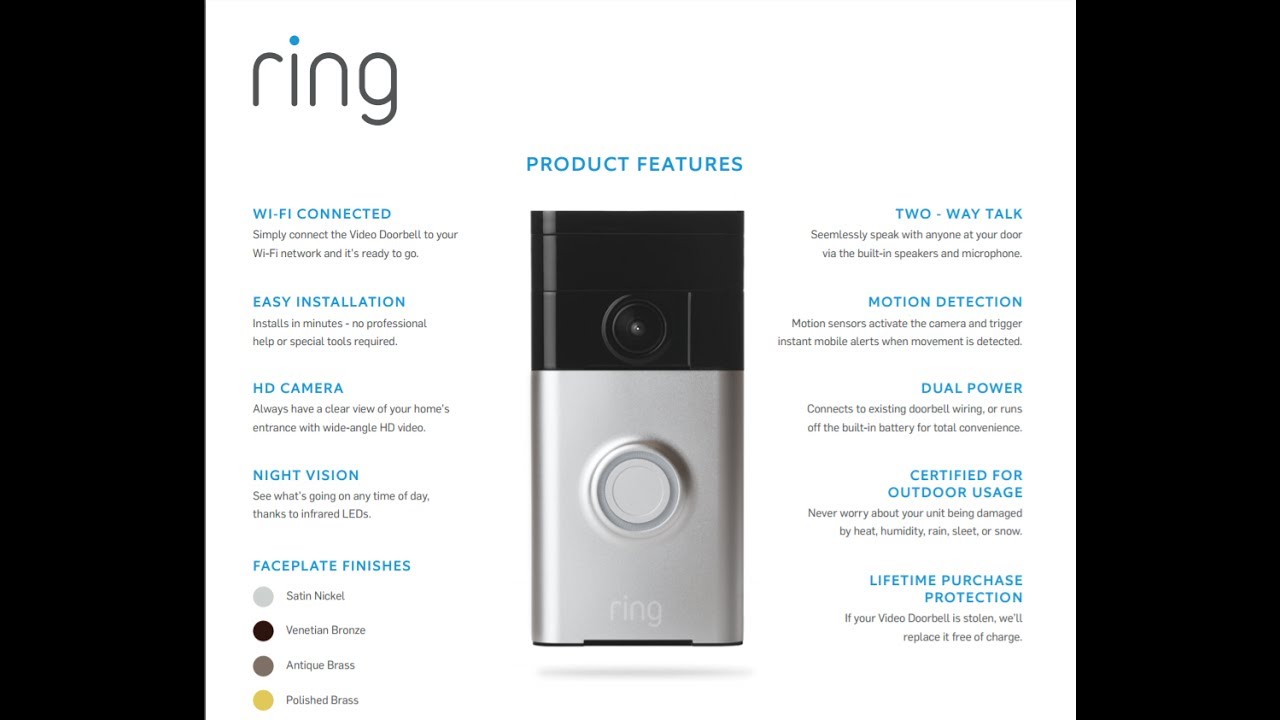 ring Video Doorbell Review - YouTube