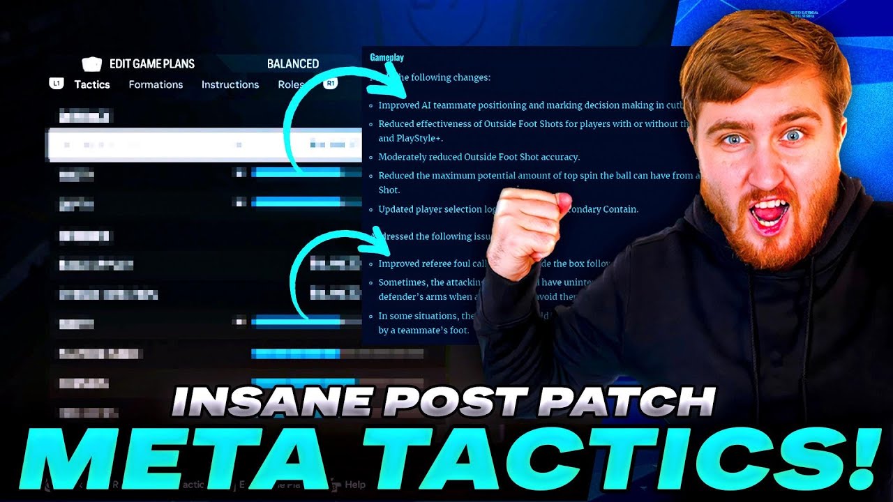 NEW EA FC 24 POST PATCH ATTACKING META CUSTOM TACTICS! - YouTube