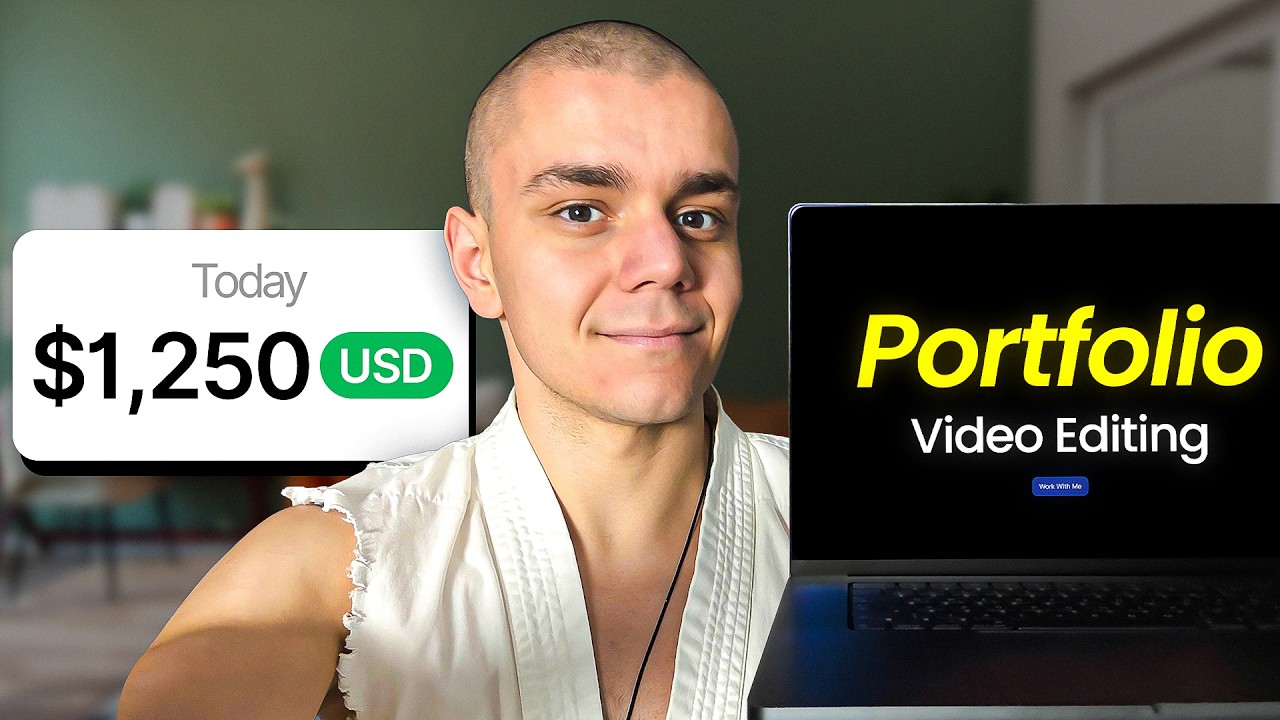 Create a PROFESSIONAL Video Editing Portfolio 2026 (Template Included ...