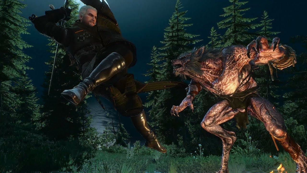 The Witcher 3 Wild Hunt, Killing the Werewolf (Side Quest) - YouTube