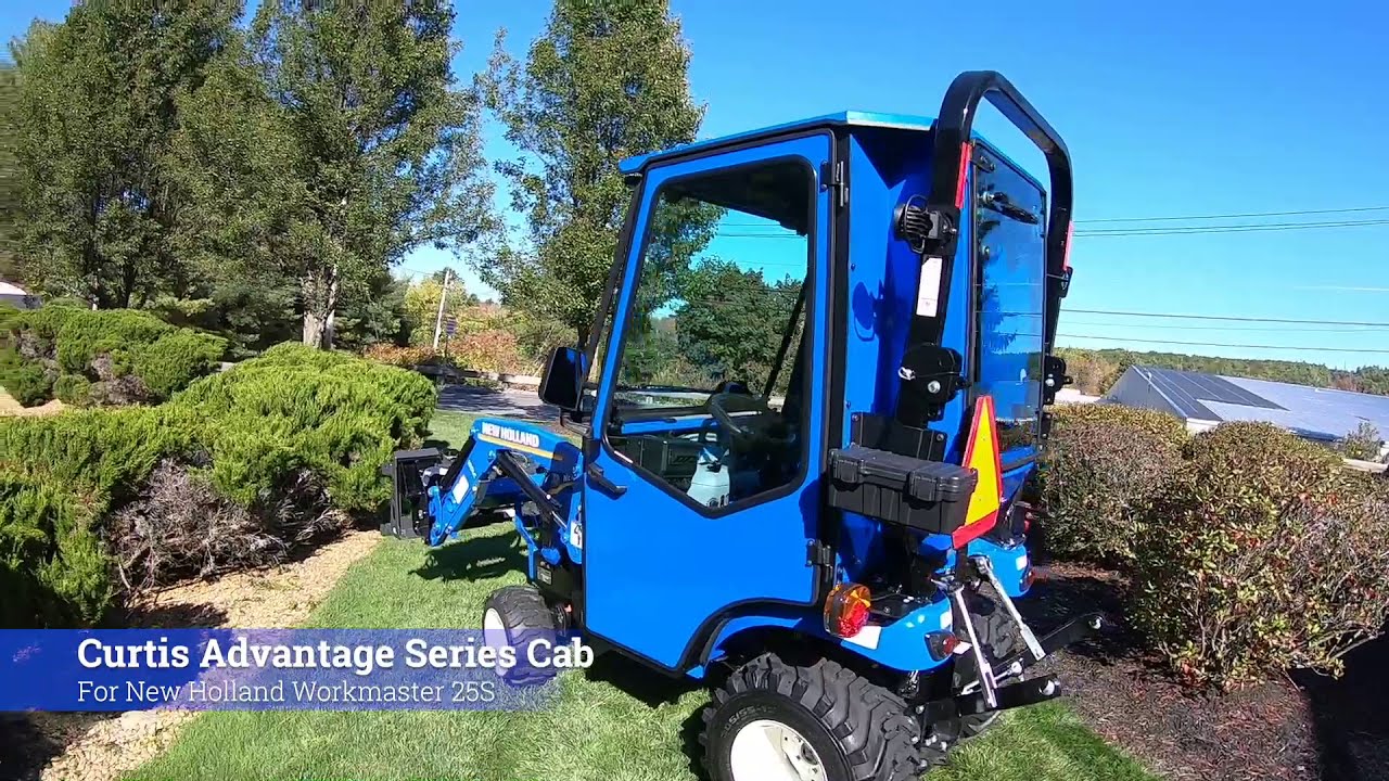 NEW HOLLAND WORKMASTER 25S CAB - YouTube