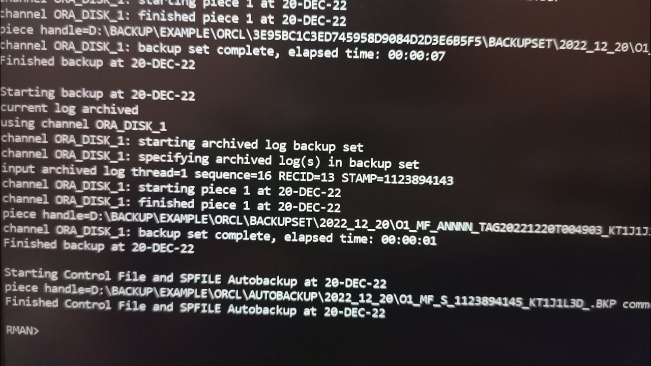 HOW TO BACKUP PDB IN ORACLE 21C - YouTube