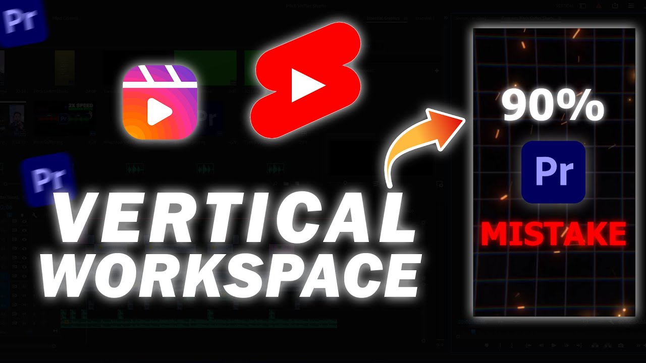 The BEST Premiere Pro VERTICAL Workspace for Editing Instagram Reels ...