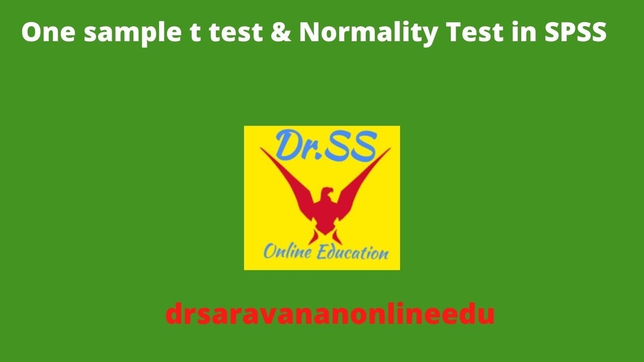 One Sample T Test And Normality Test In SPSS YouTube One Sample T Test And Normality Test In SPSS YouTube